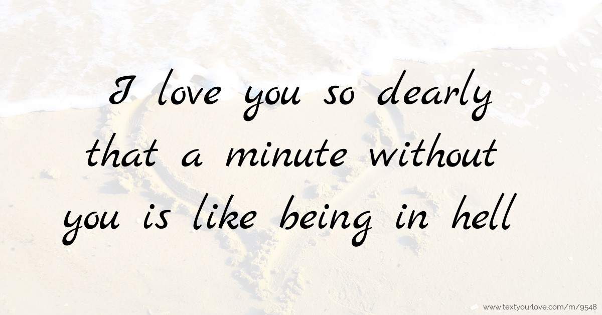 Love You Dearly Quotes